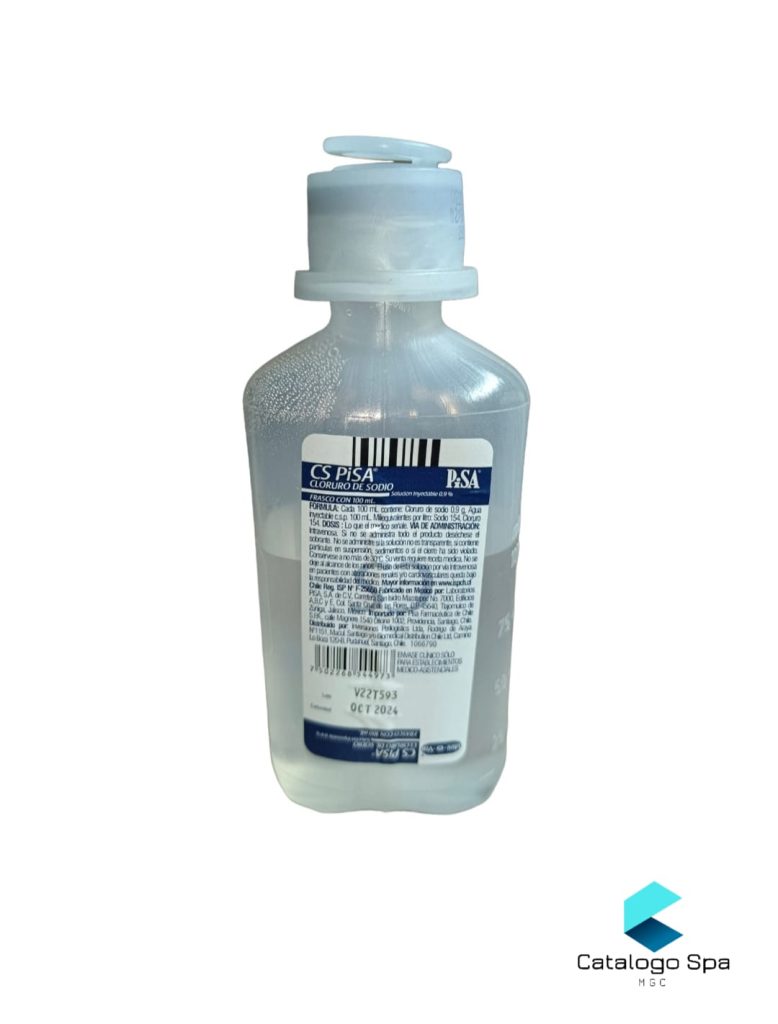 Cloruro de sodio 100 ml - caja 50 unidades - CATALOGO SPA